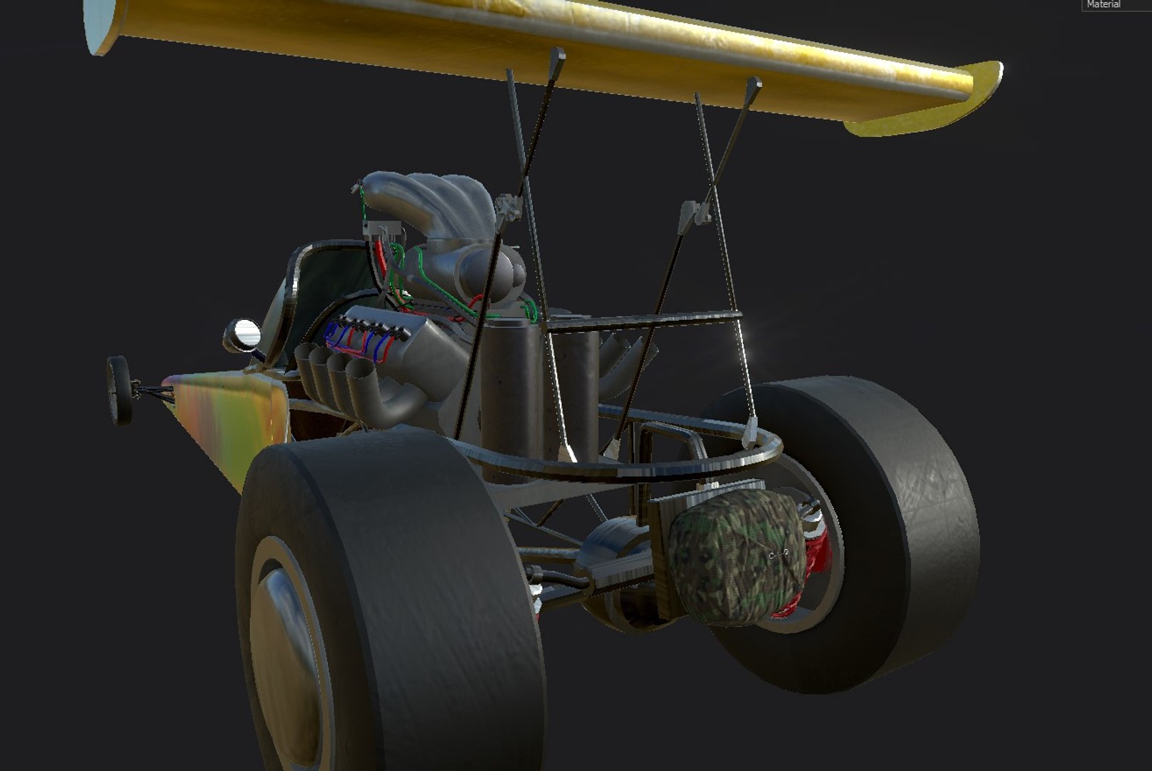 3D dragster drag - TurboSquid 1412566