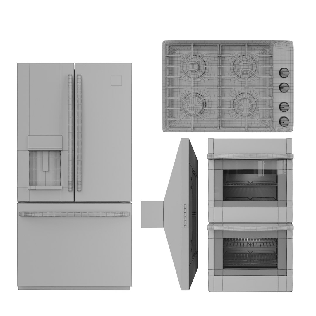 3D GE Appliance Collection Vol 02 Model - TurboSquid 2012938
