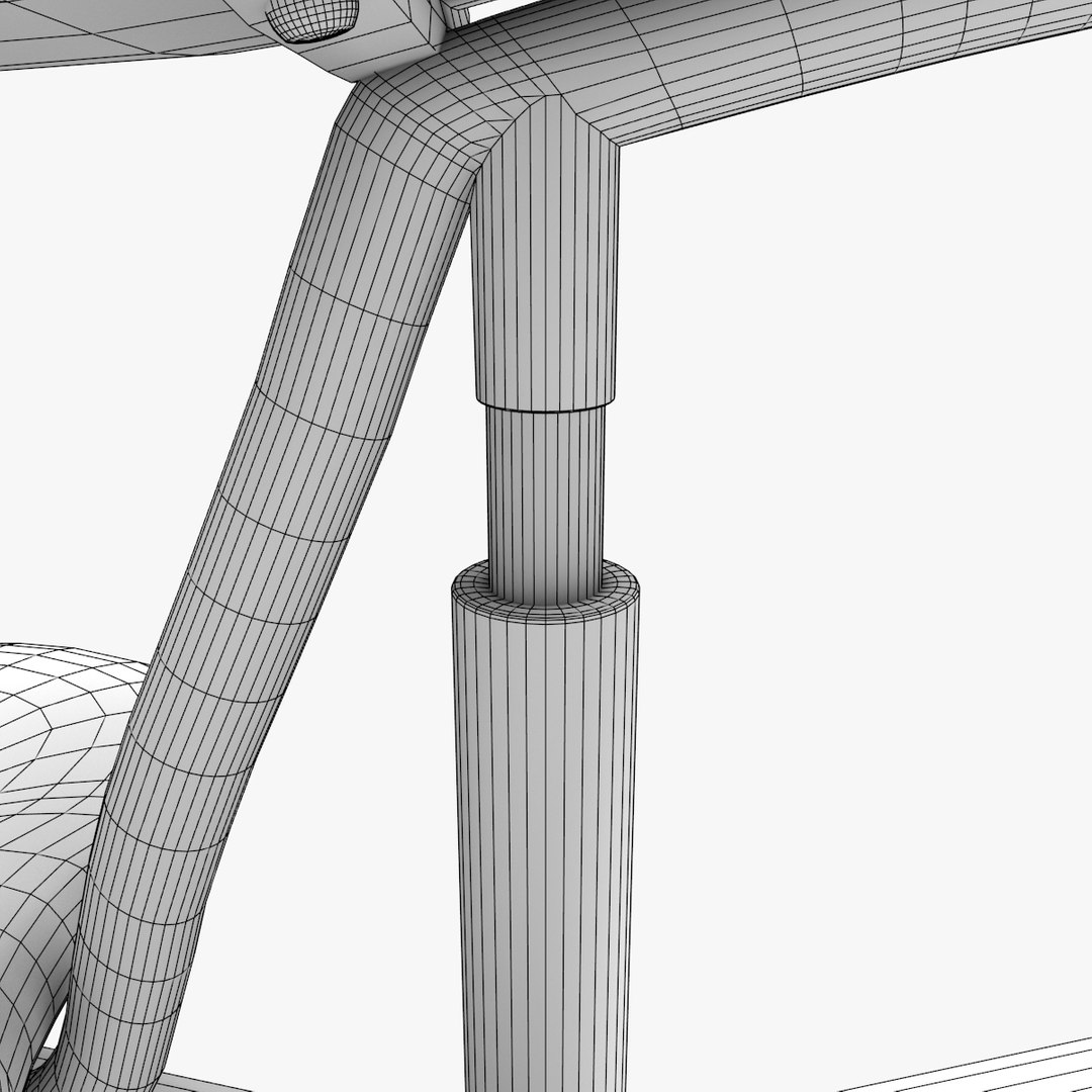 3ds max ergonomic stool