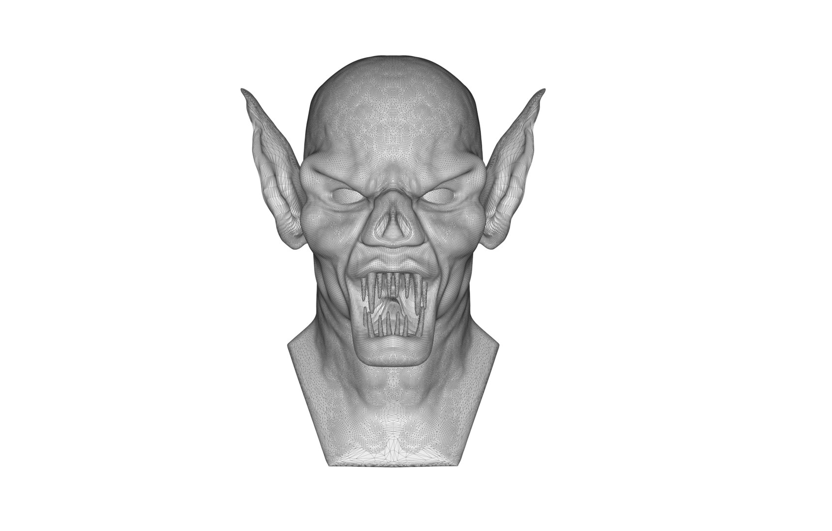 3D Dracula Bust Model - TurboSquid 2283163