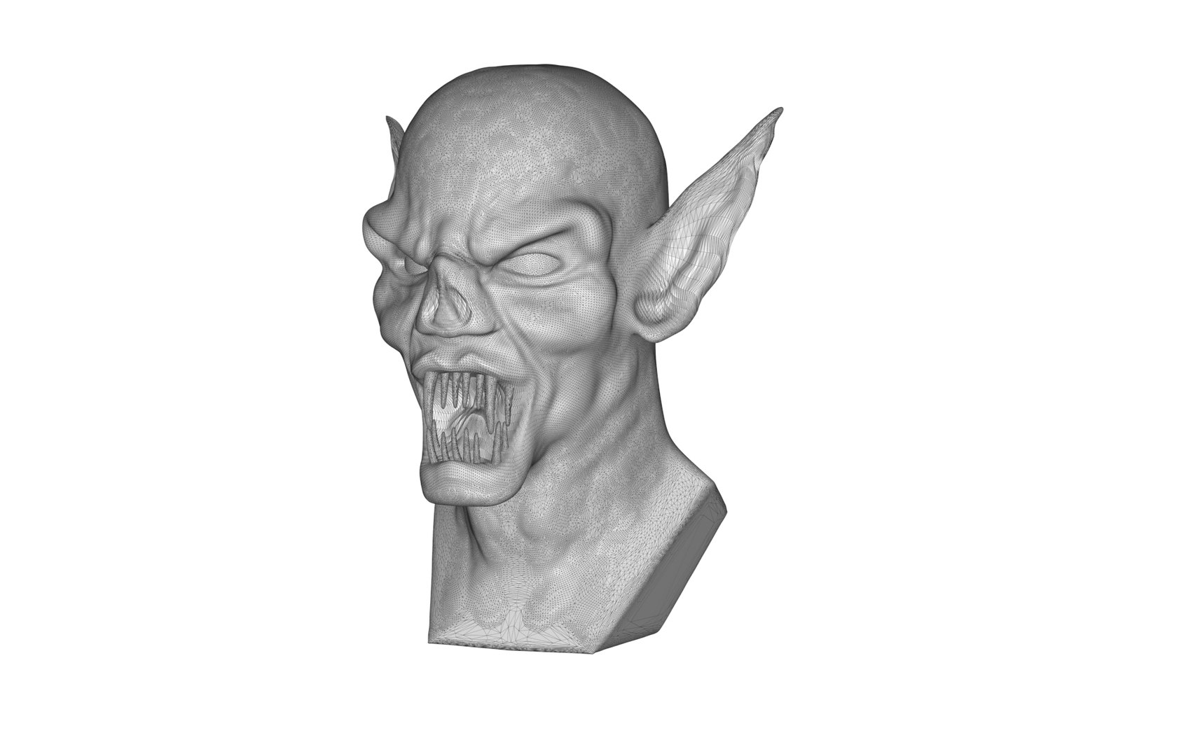 3D Dracula Bust Model - TurboSquid 2283163