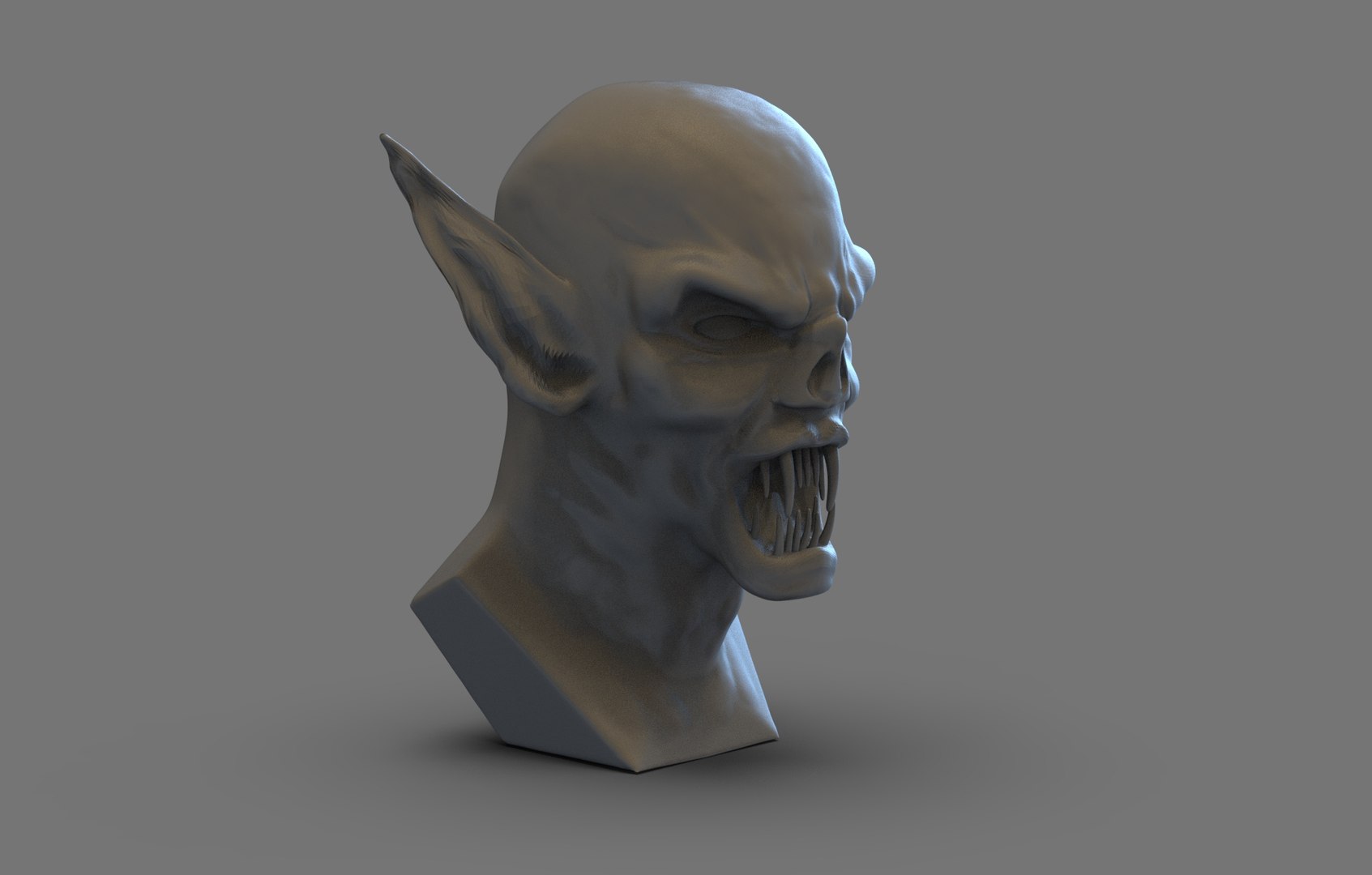 3D Dracula Bust Model - TurboSquid 2283163