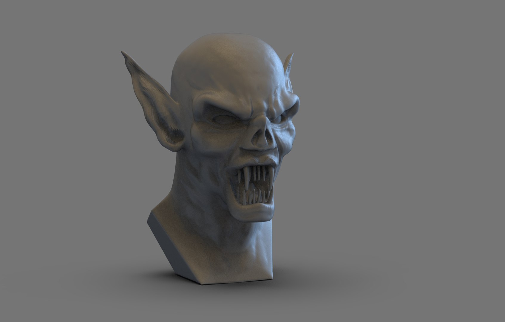3D Dracula Bust Model - TurboSquid 2283163