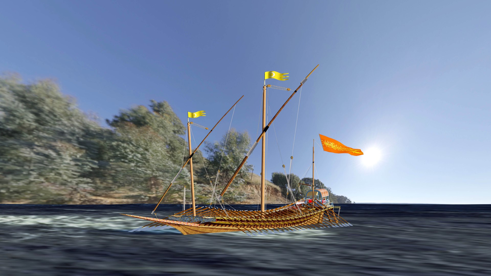 Caique Of The Sultan - Arab-Turkish WarShip - XVI Century - Model ...