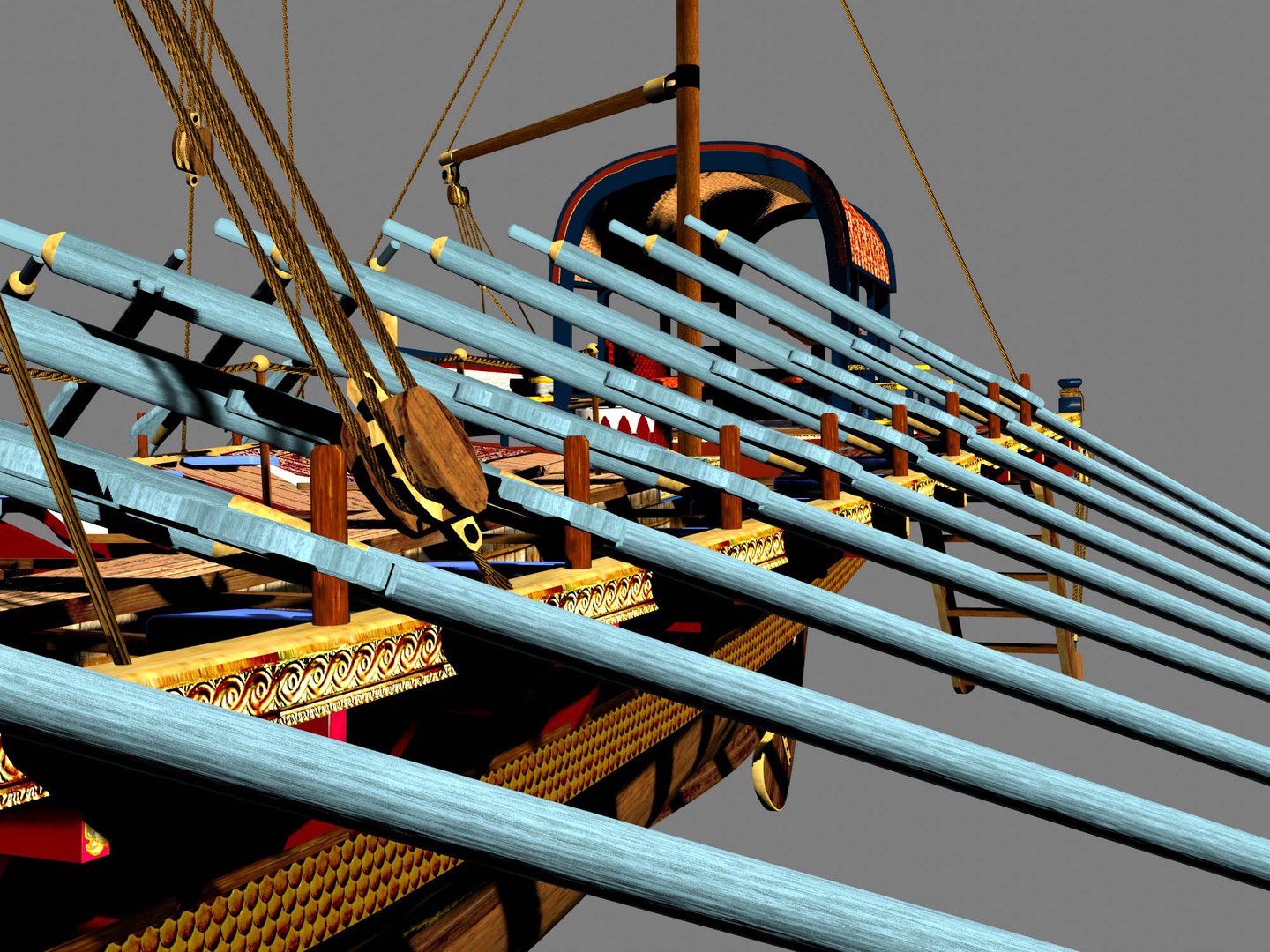 Caique Of The Sultan - Arab-Turkish WarShip - XVI Century - Model ...