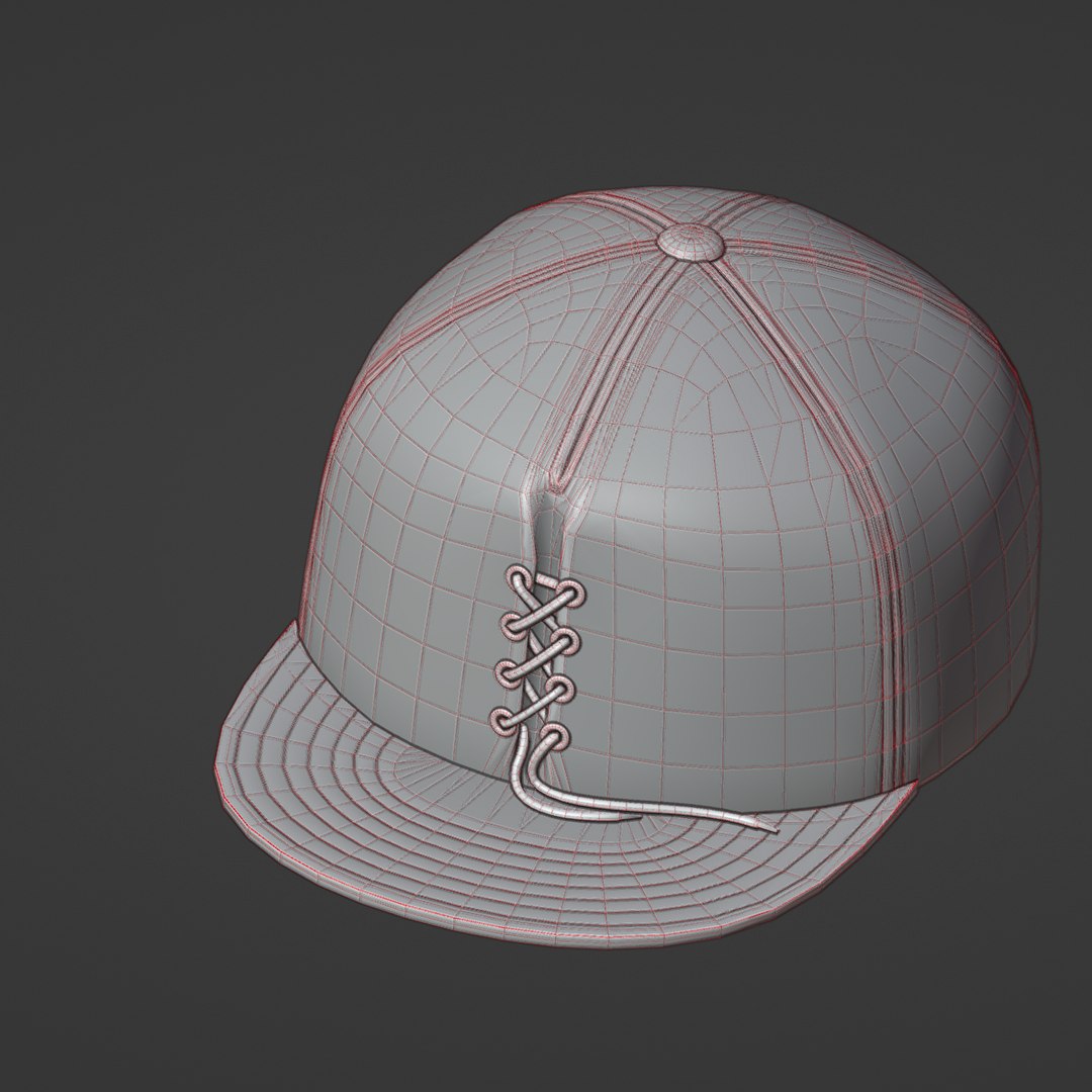 3D Cap Laced Model - TurboSquid 2081251
