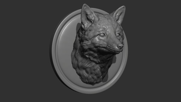 3D Fox head - TurboSquid 1821355