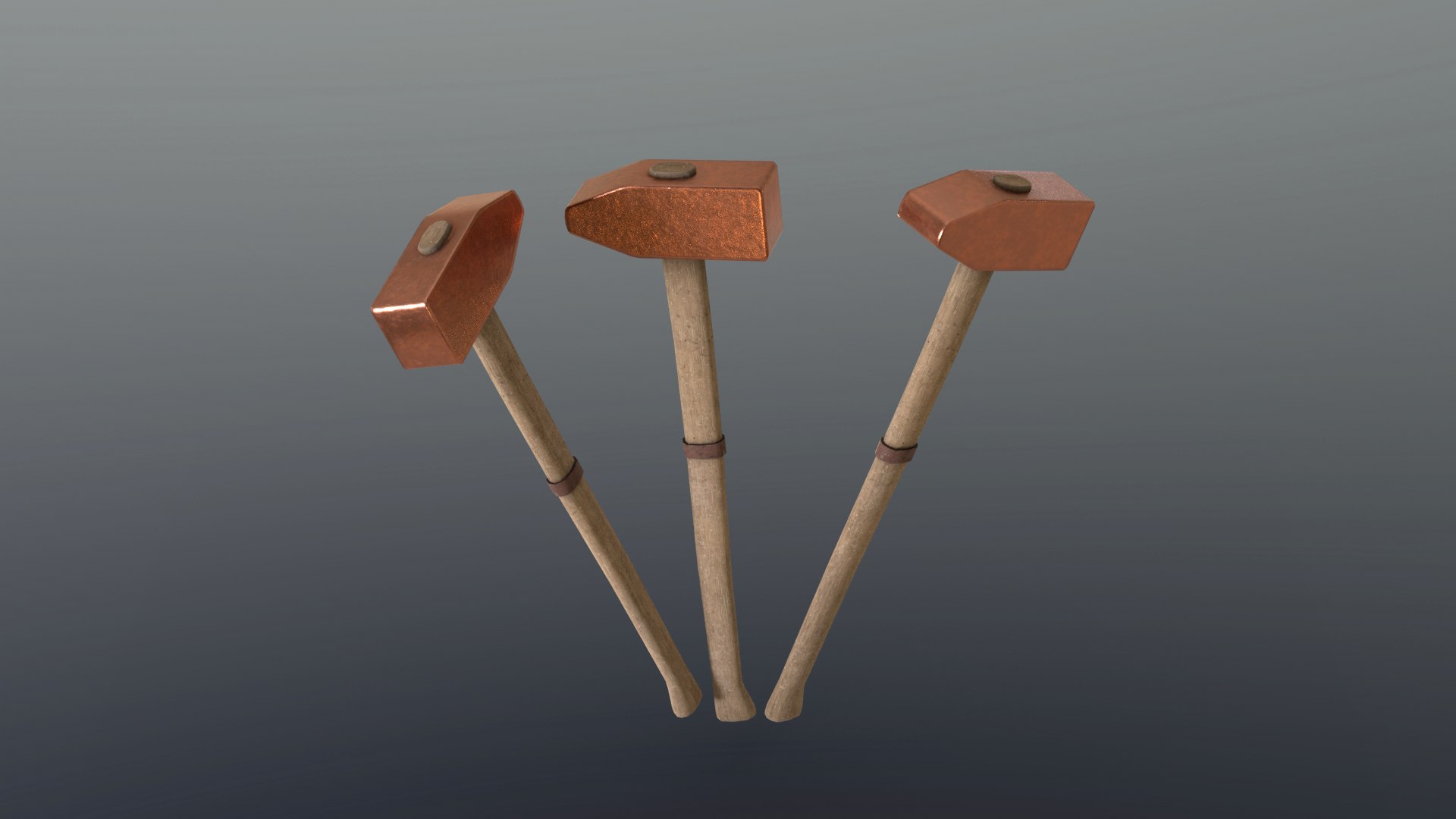Hammer - Copper model - TurboSquid 2155617