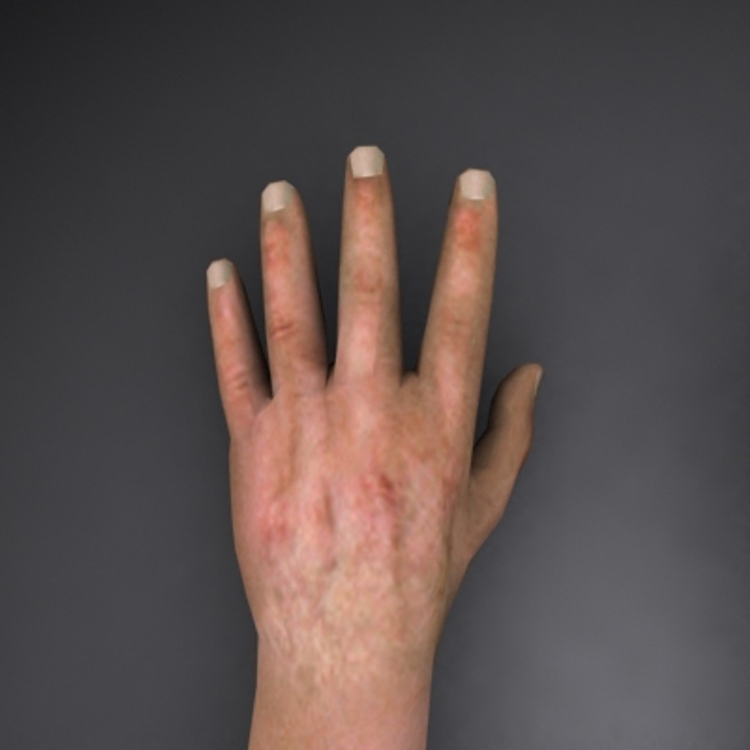 maya male hand 1st person