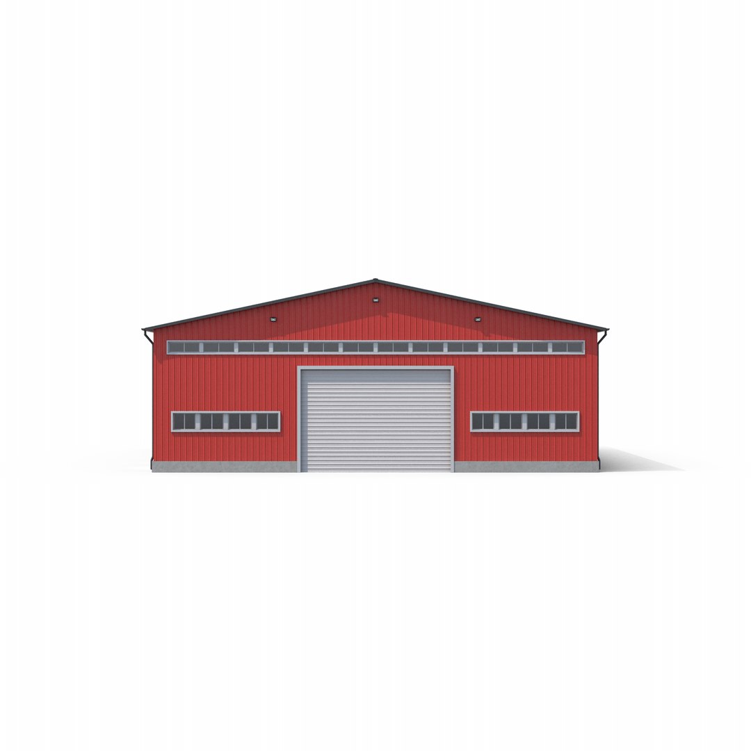 Red Warehouse 5 3D - TurboSquid 2287135