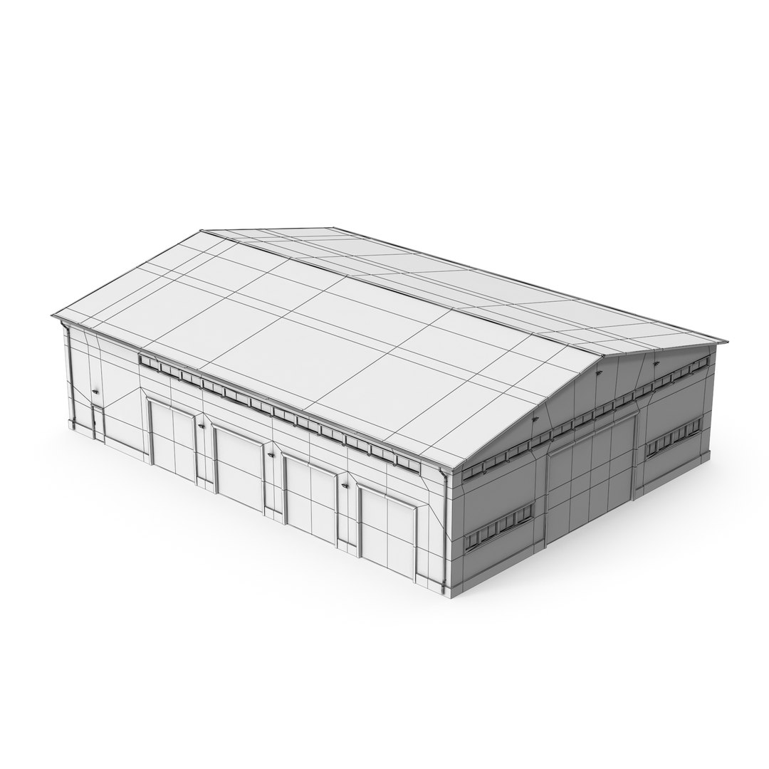 Red Warehouse 5 3D - TurboSquid 2287135