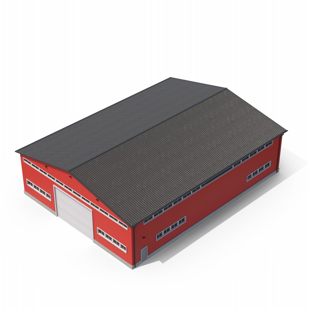 Red Warehouse 5 3D - TurboSquid 2287135