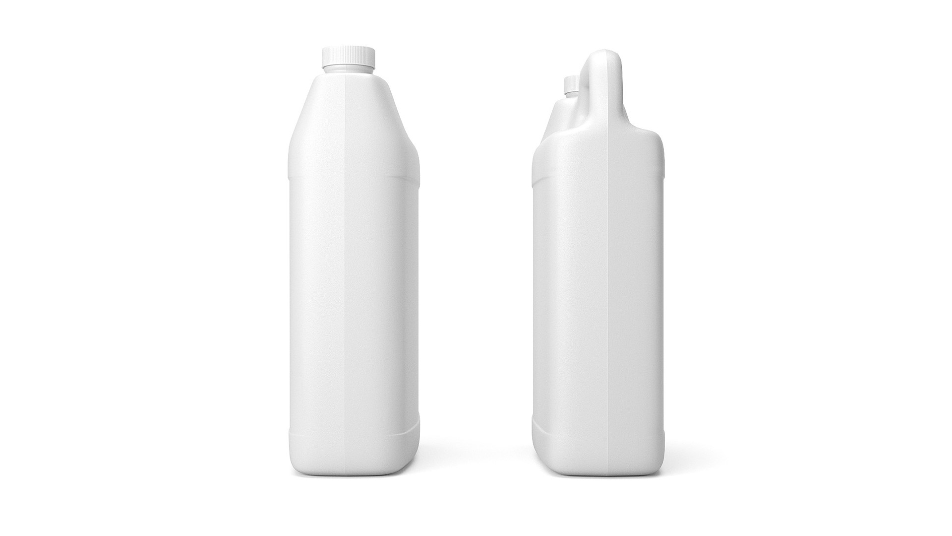 Plastic F-Style Bottle 1 Gallon 3D Model - TurboSquid 2202932