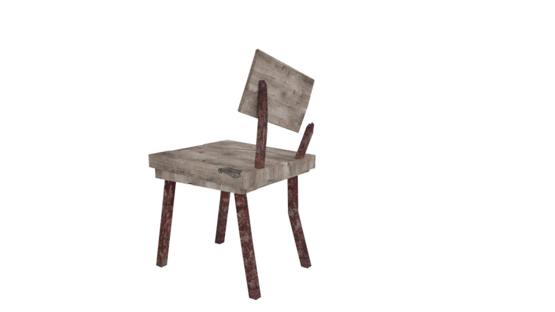 3D Broken Chair - TurboSquid 1388414