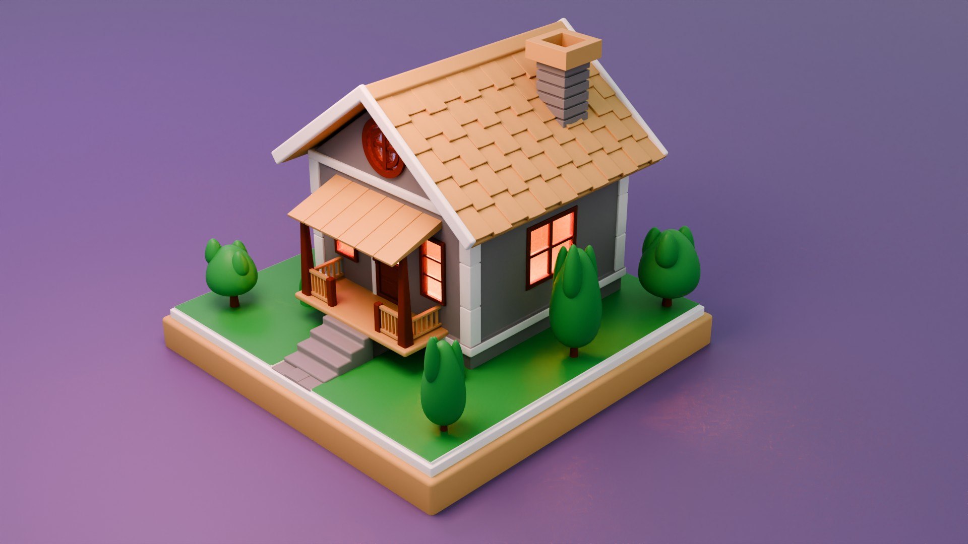 3D Stylized Tiny House - TurboSquid 2201522