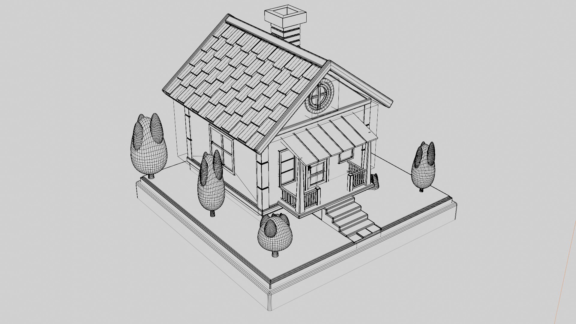 3D Stylized Tiny House - TurboSquid 2201522