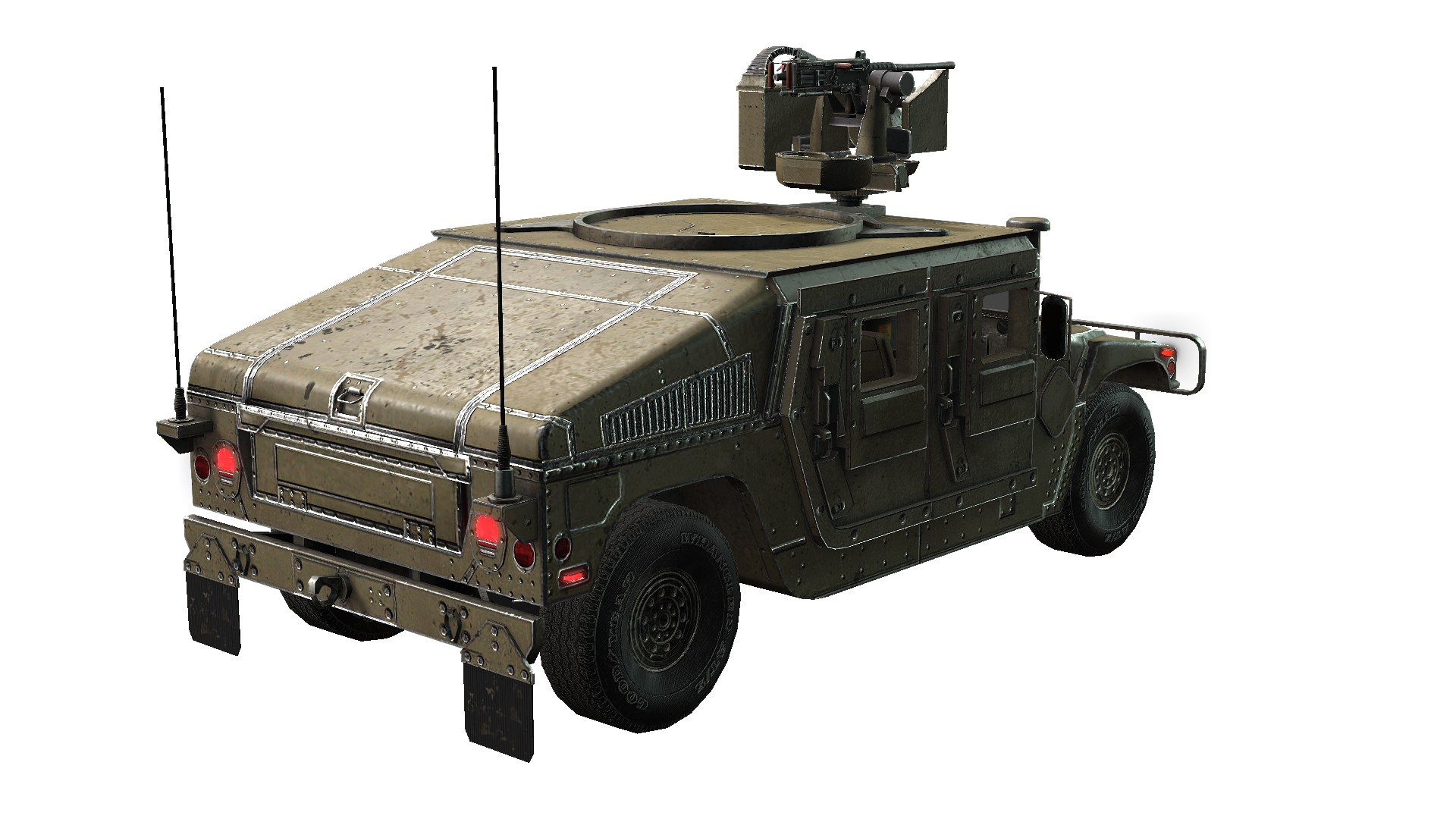 Humvee Model - TurboSquid 2417446