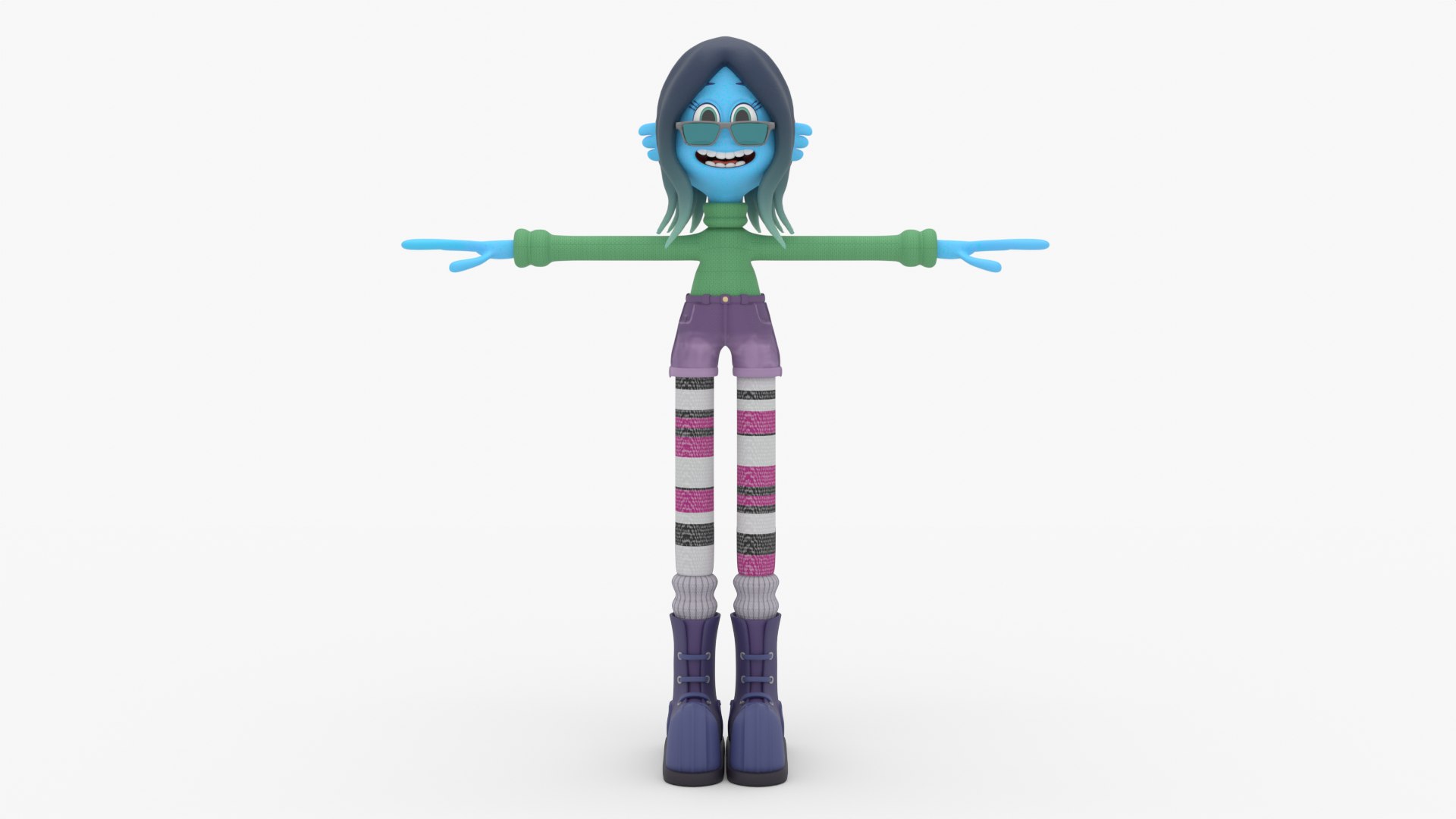 3D Model Ruby Gillman Teenage Kraken - TurboSquid 2290086