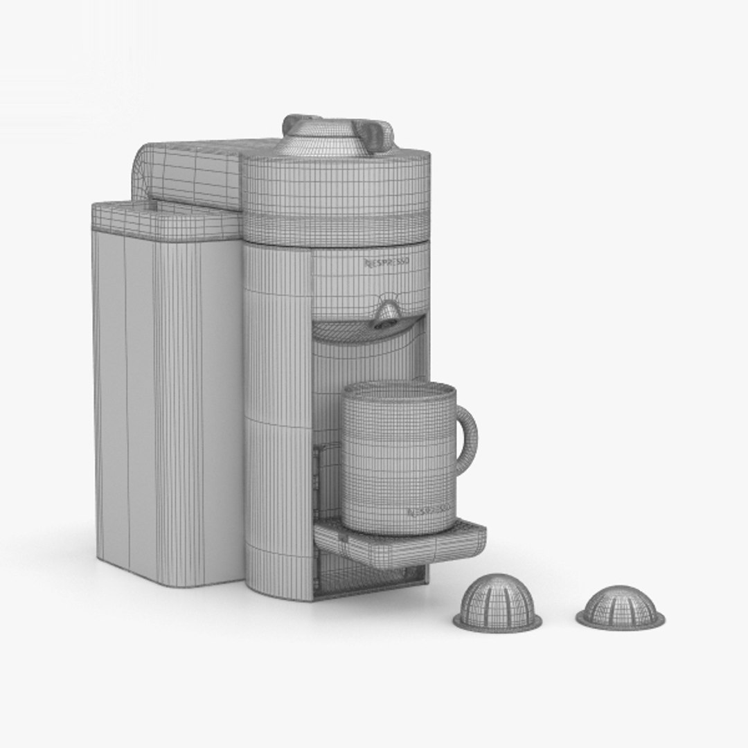 3D Nespresso Espresso Machine - TurboSquid 1434902