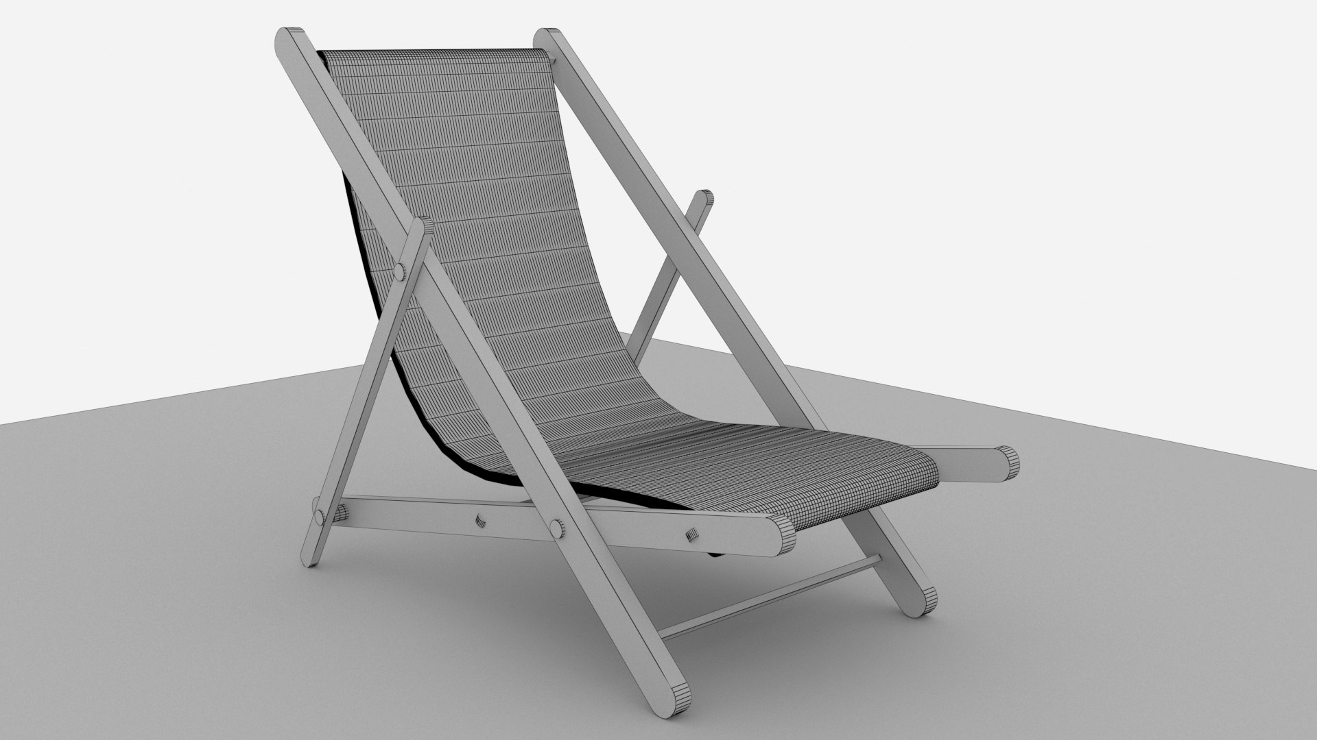 3D Beach Chair - TurboSquid 2361987