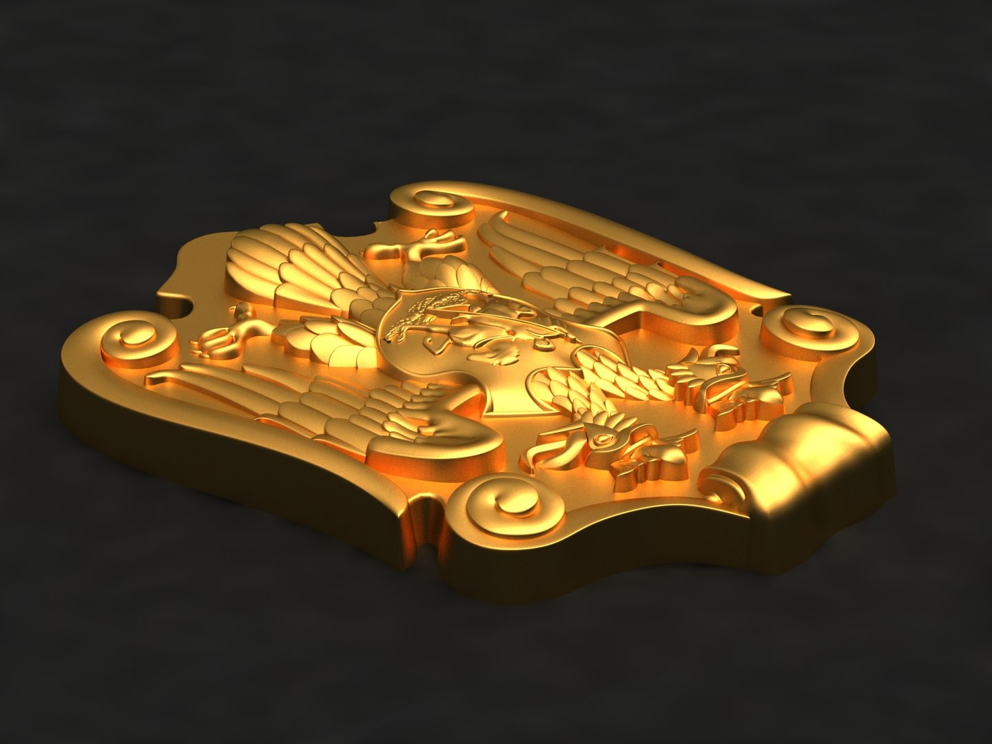 Eagle Mold Gypsum 3D Model - TurboSquid 1281101