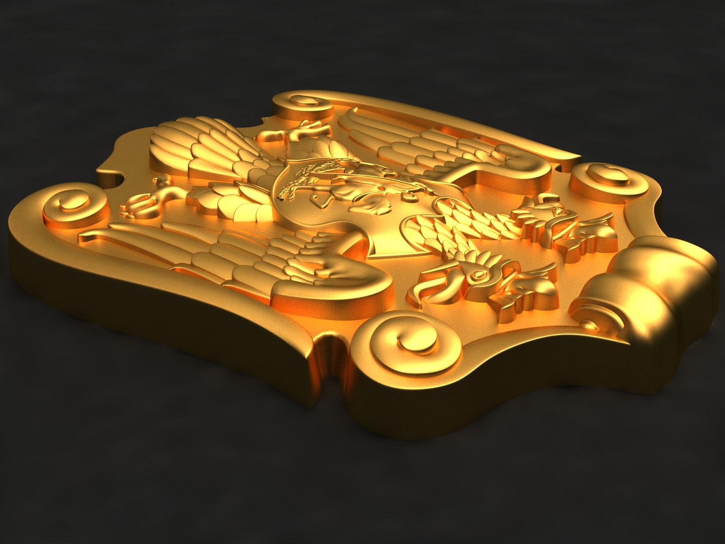 Eagle Mold Gypsum 3D Model - TurboSquid 1281101