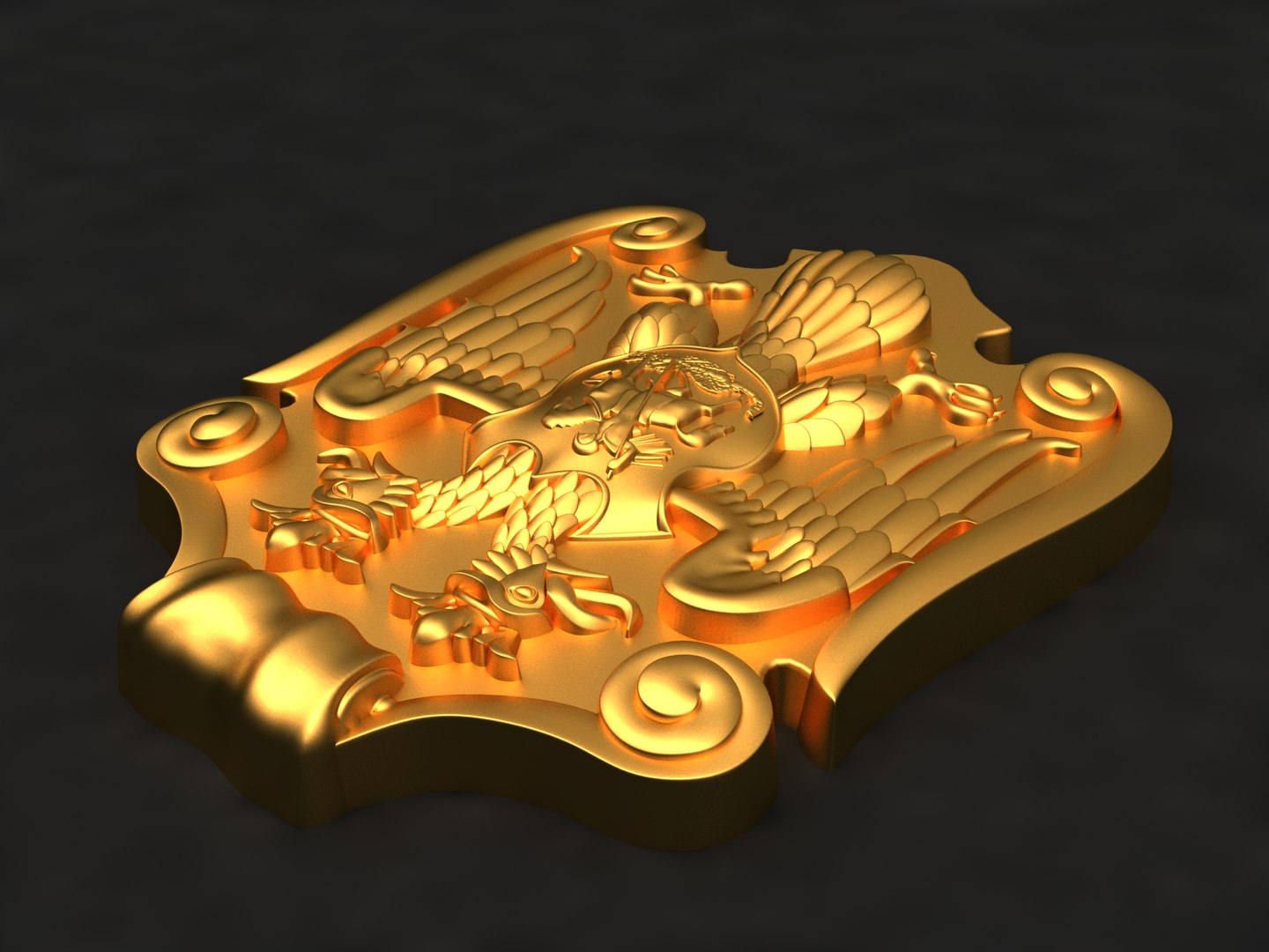 Eagle Mold Gypsum 3D Model - TurboSquid 1281101
