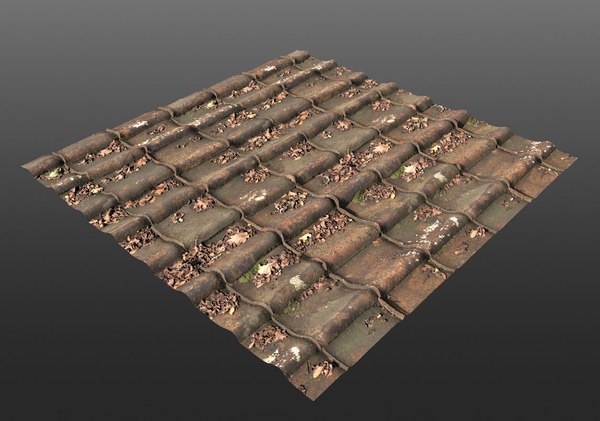 Texture PNG dirty roof 4k
