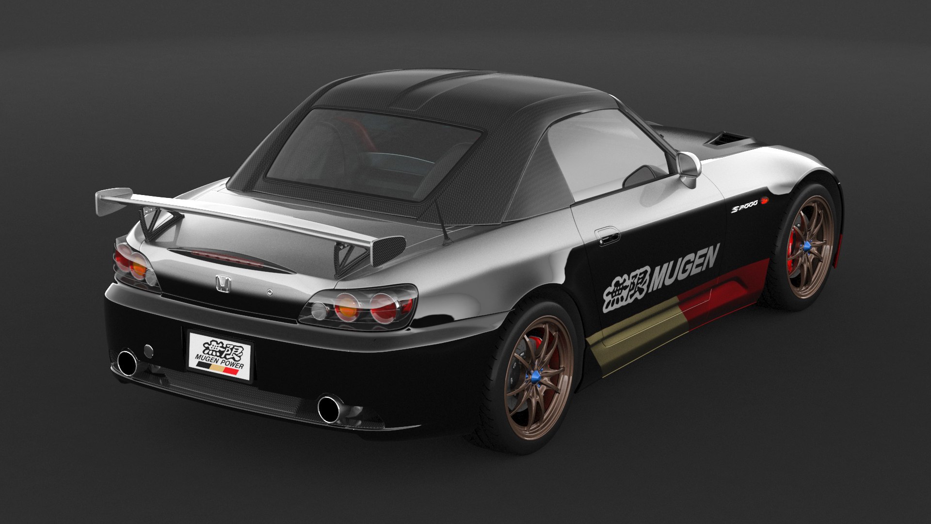 3D Honda S2000 Mugen Power Model - TurboSquid 2361485