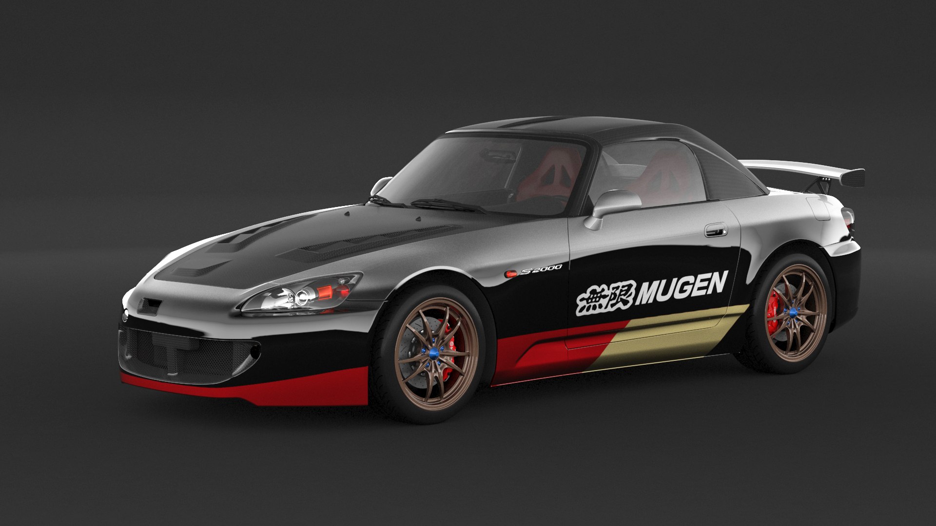 Honda S2000 Mugen Power - TurboSquid 2361485