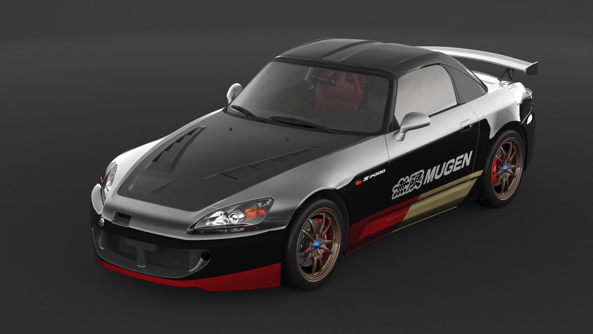 3D Honda S2000 Mugen Power Model - TurboSquid 2361485