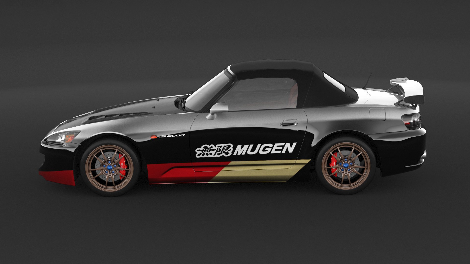 3D Honda S2000 Mugen Power Model - TurboSquid 2361485