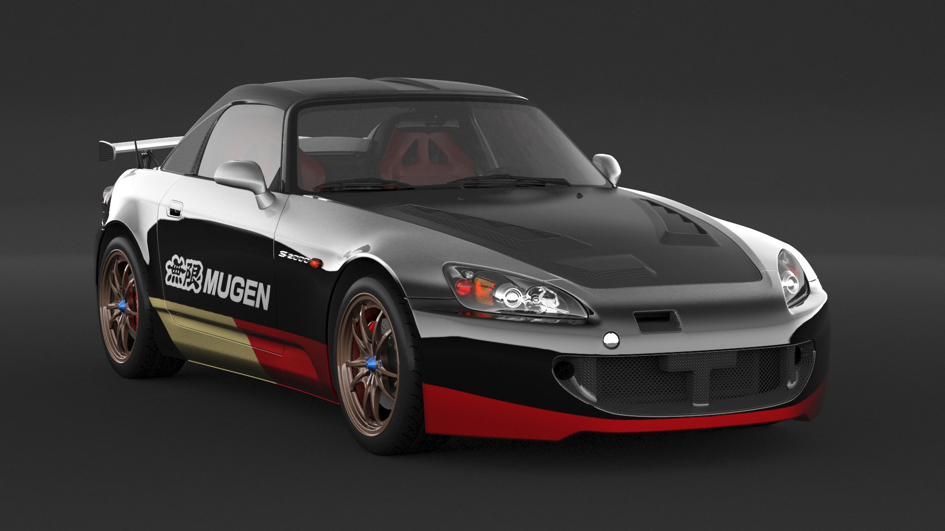 3D Honda S2000 Mugen Power Model - TurboSquid 2361485