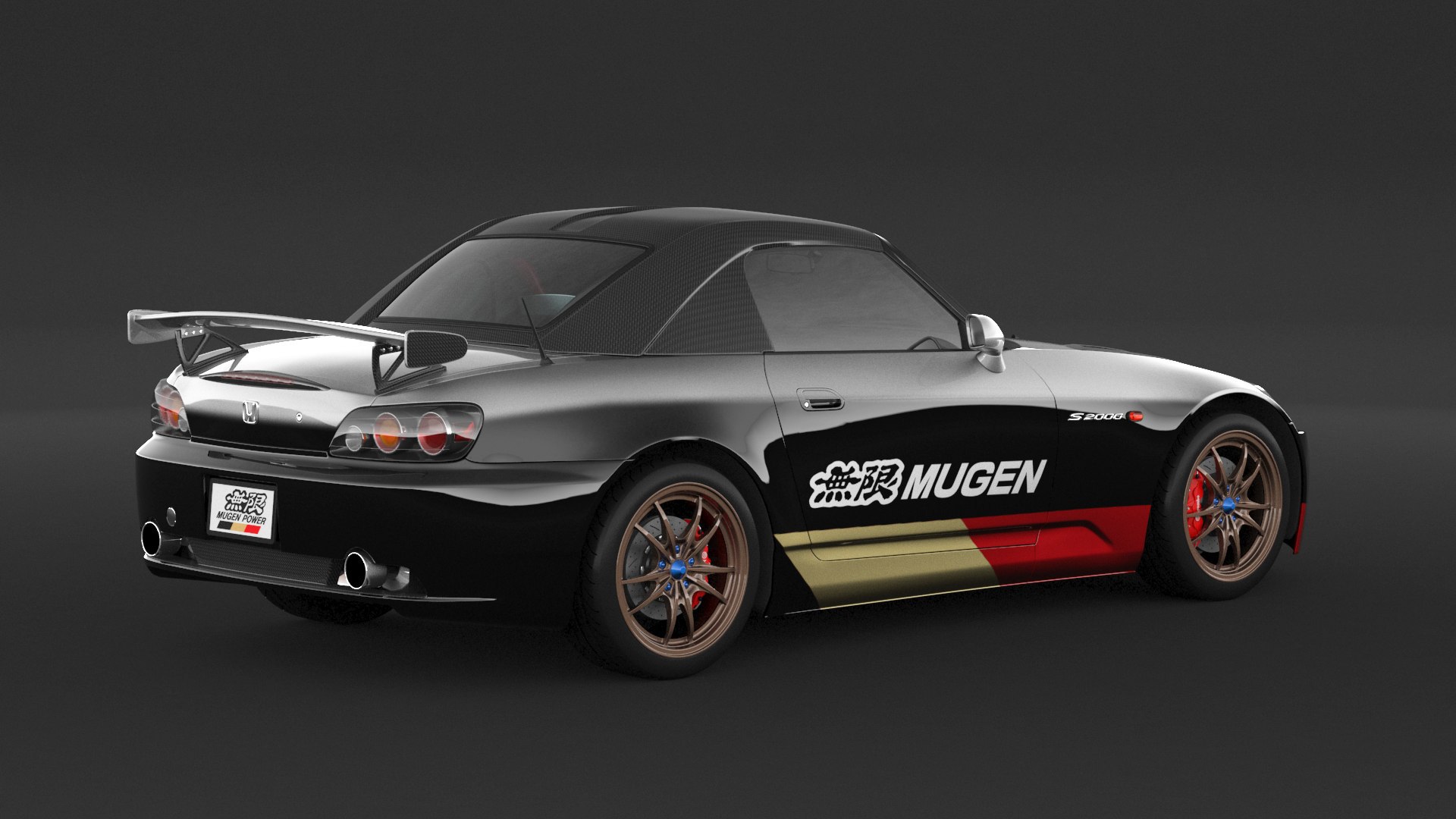 3D Honda S2000 Mugen Power Model - TurboSquid 2361485
