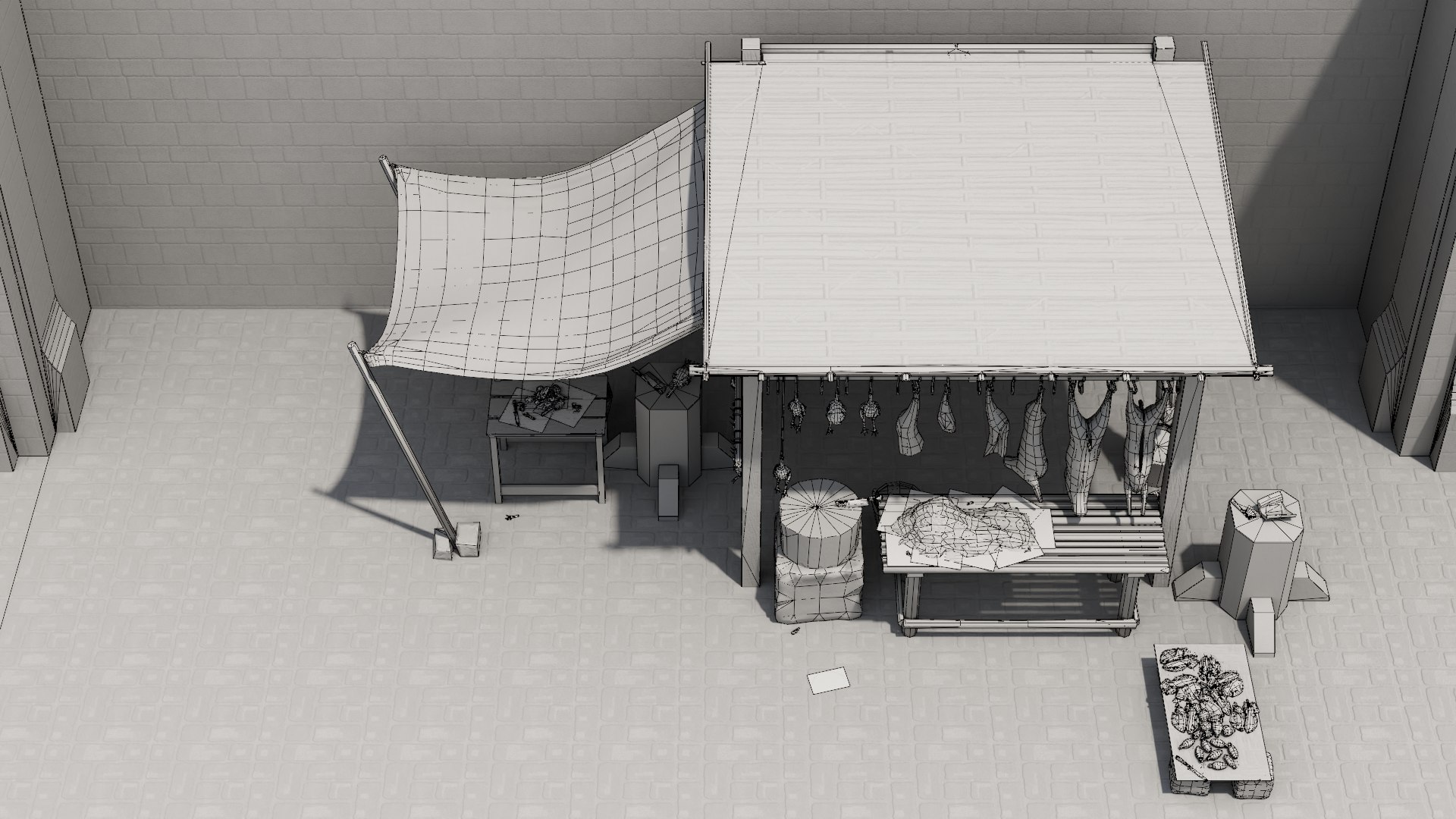 Butcher Shop 3D Model - TurboSquid 1767736