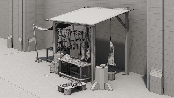 Butcher Shop 3D model - TurboSquid 1767736