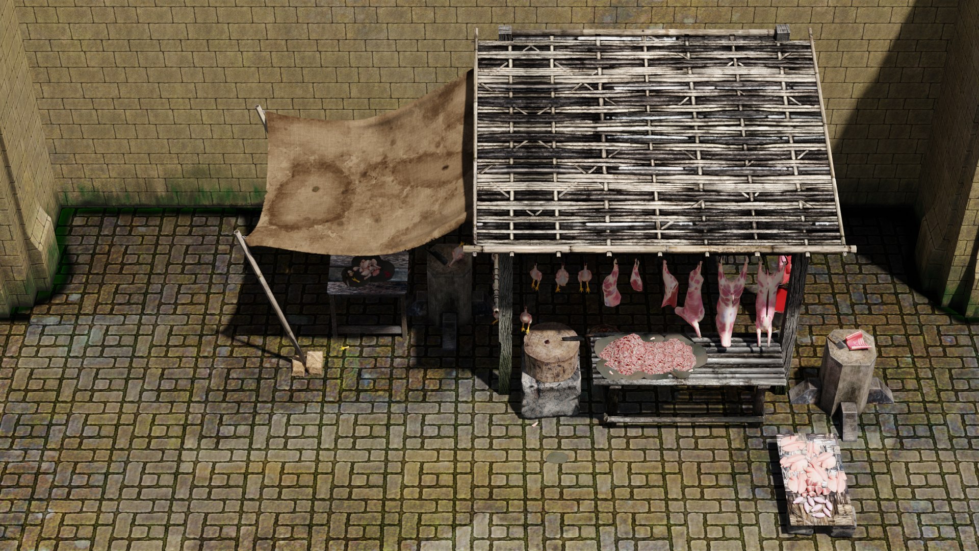 Butcher Shop 3D Model - TurboSquid 1767736