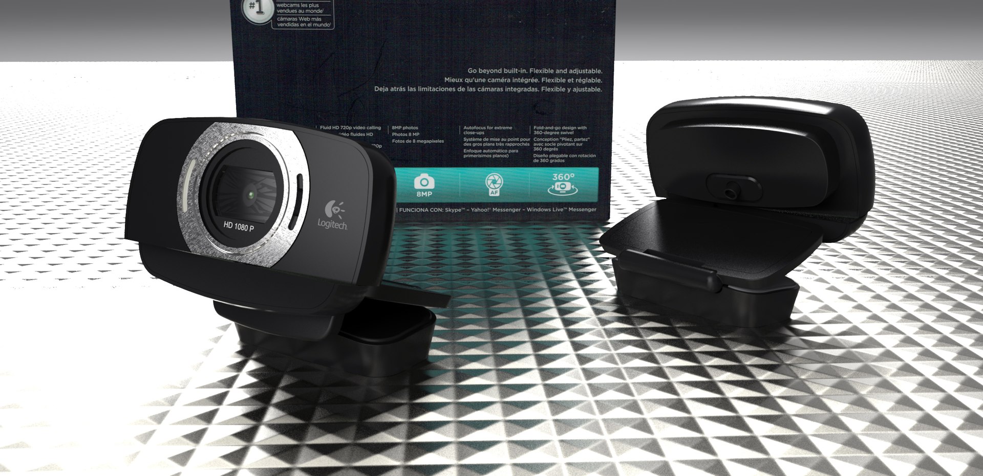 3ds Max Logitech C615 Web Camera