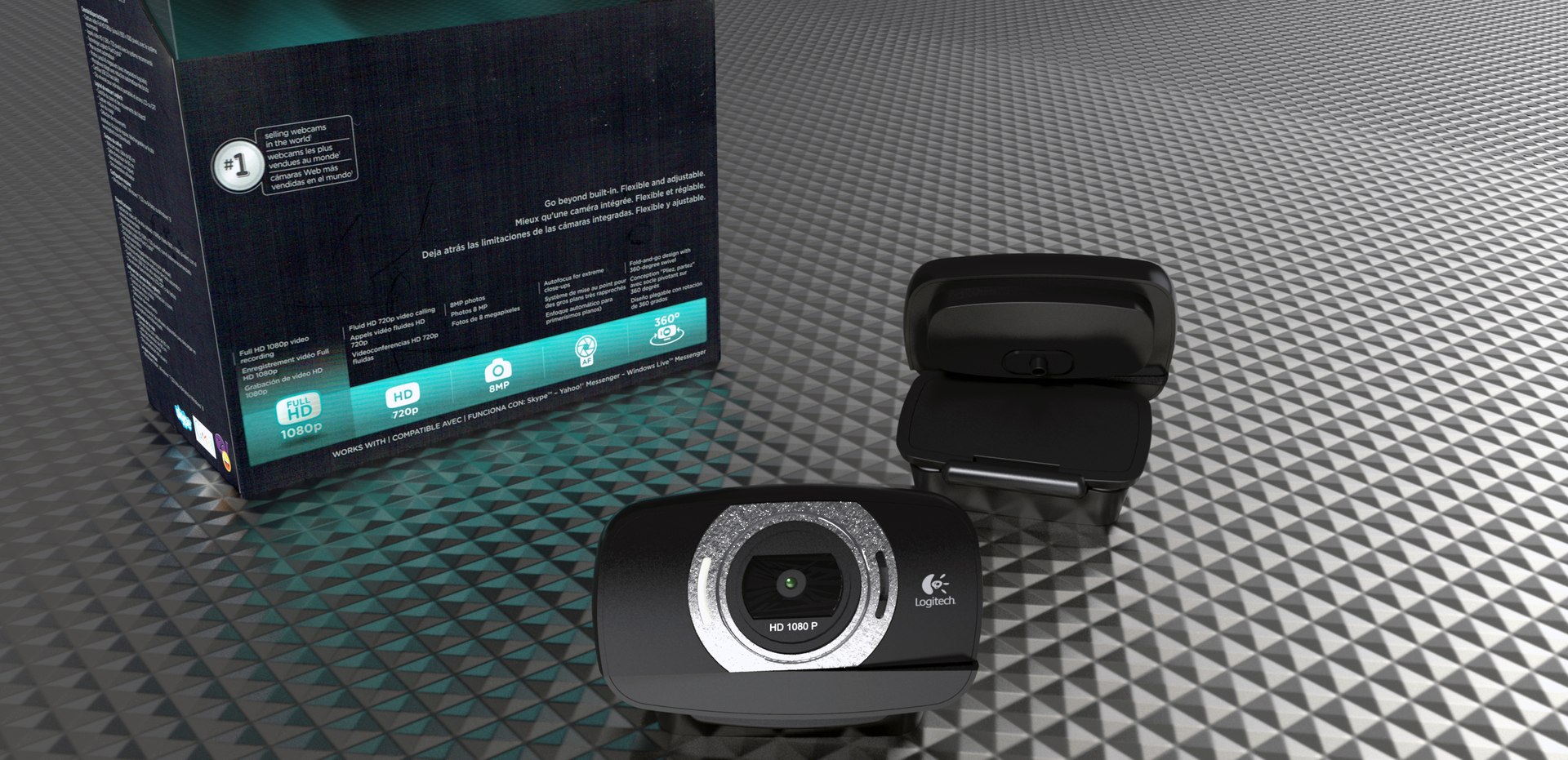 3ds Max Logitech C615 Web Camera