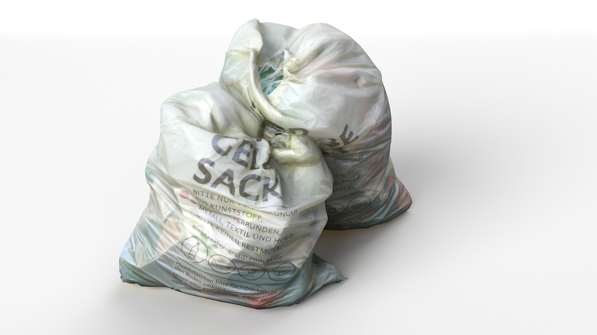 Garbage Bag Collection 14 3D - TurboSquid 2154706