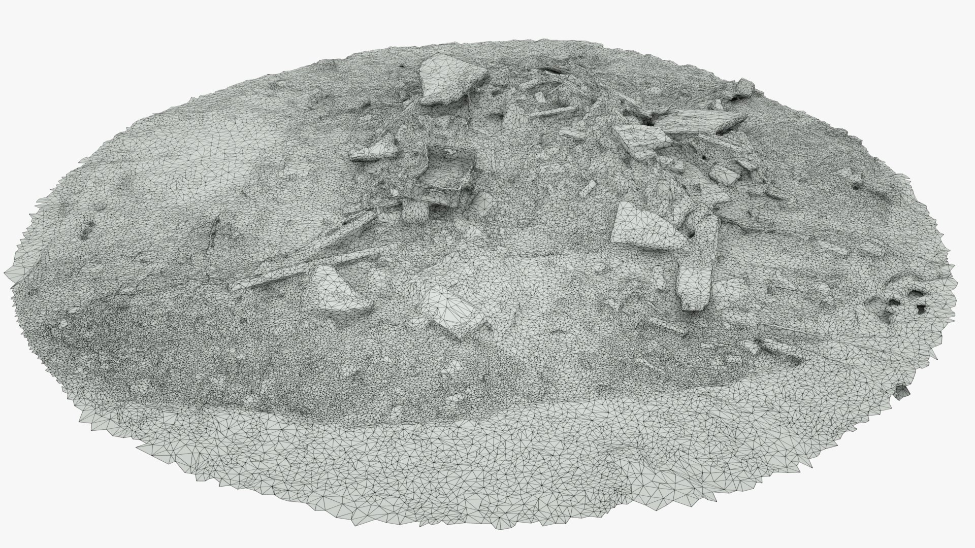 3D Heap Of Garbage On The Ground - TurboSquid 1729050