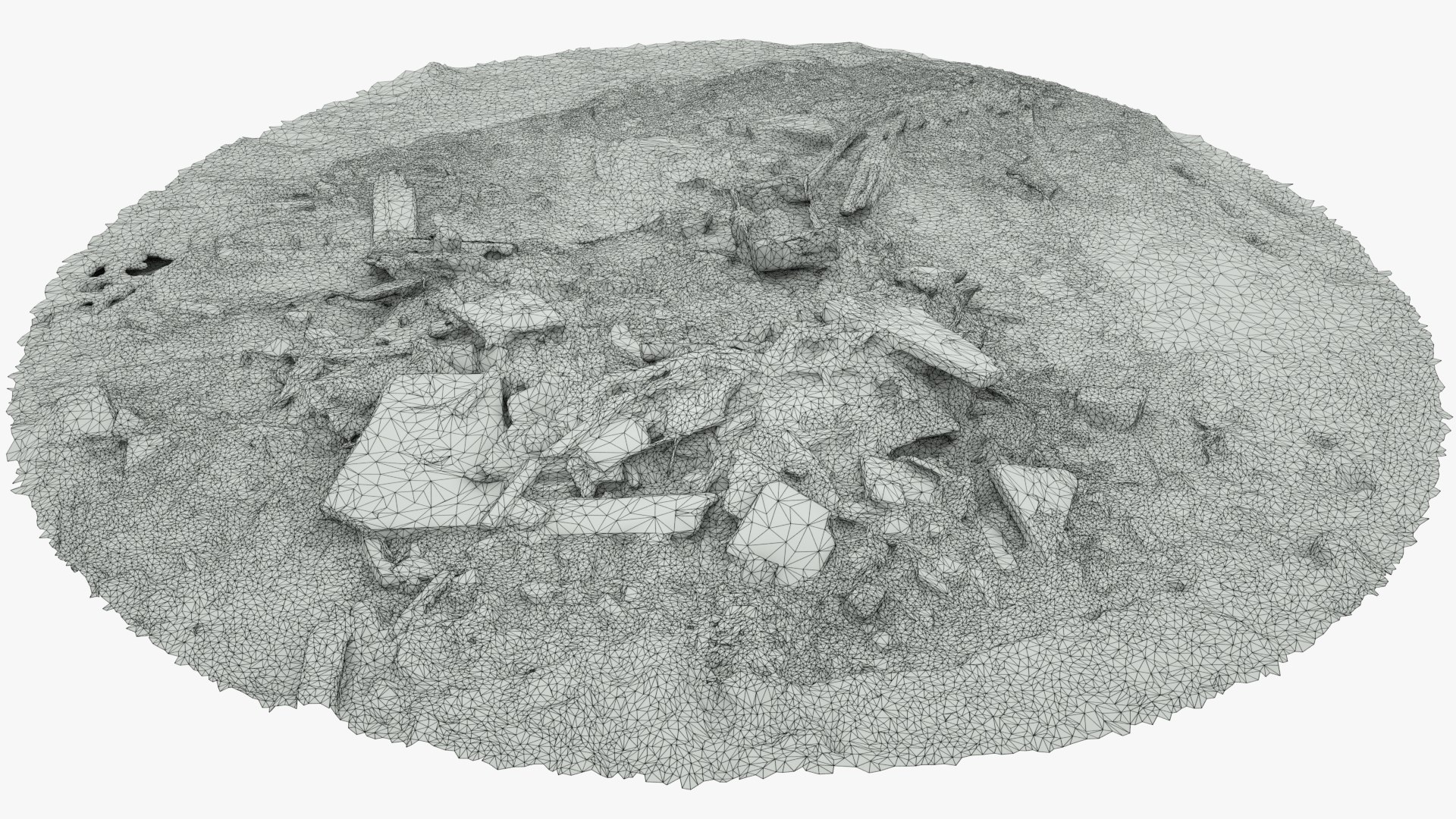 3D Heap Of Garbage On The Ground - TurboSquid 1729050