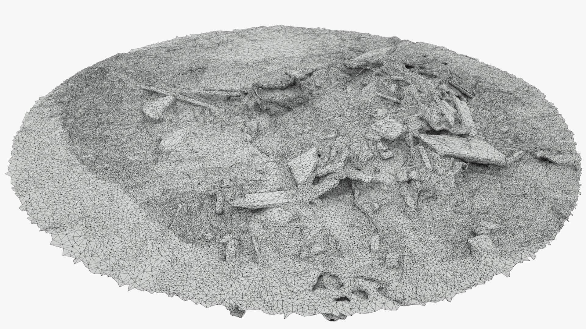 3D Heap Of Garbage On The Ground - TurboSquid 1729050