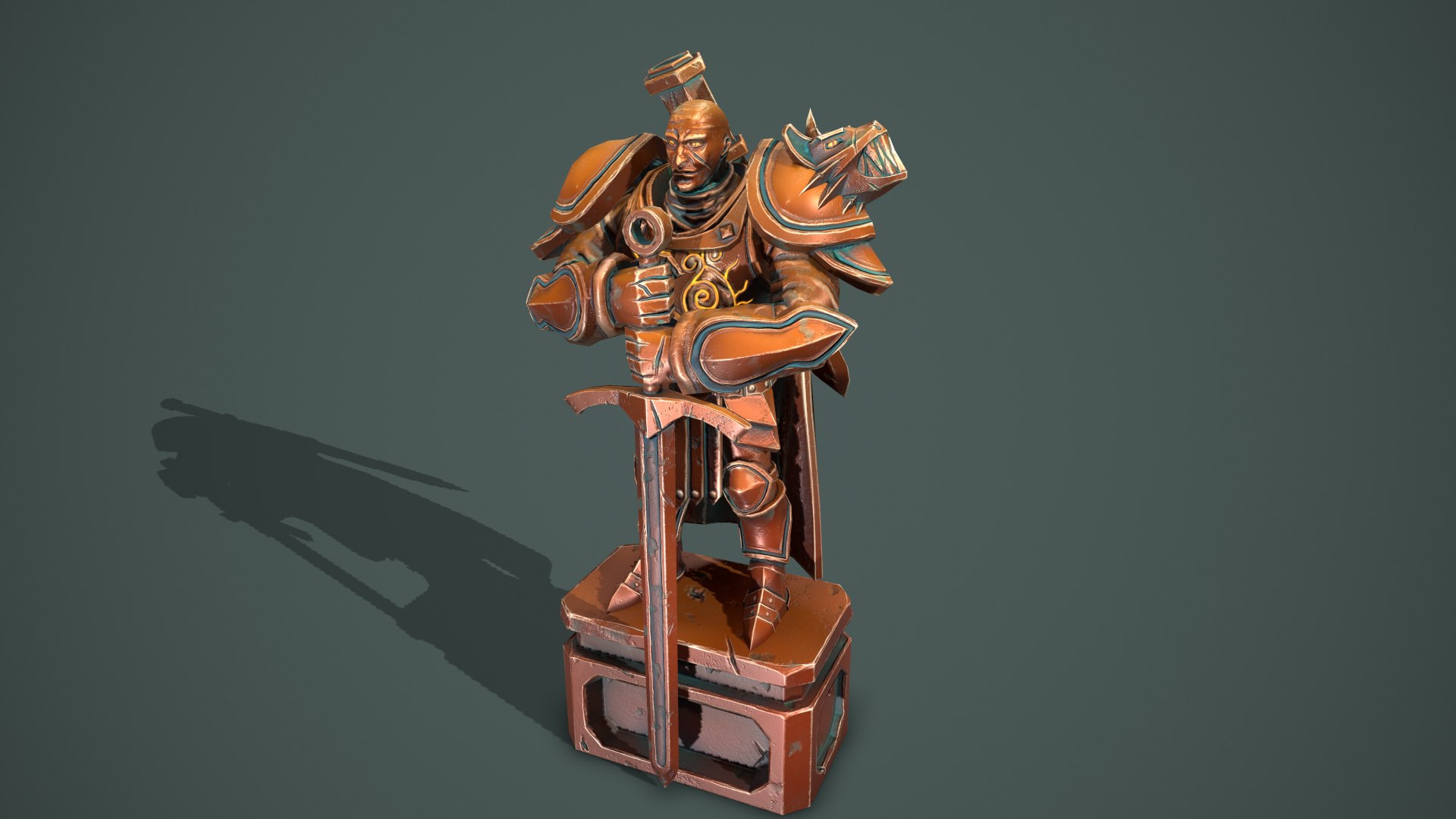 Knight Statue 3D Model - TurboSquid 1443921