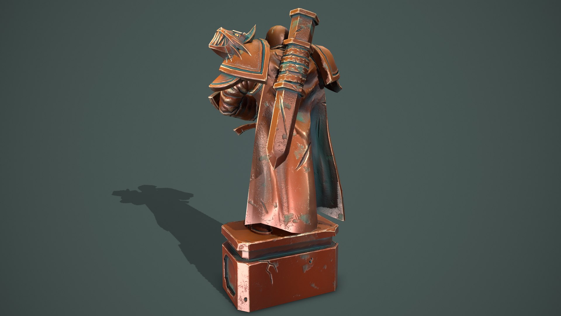 Knight Statue 3D Model - TurboSquid 1443921