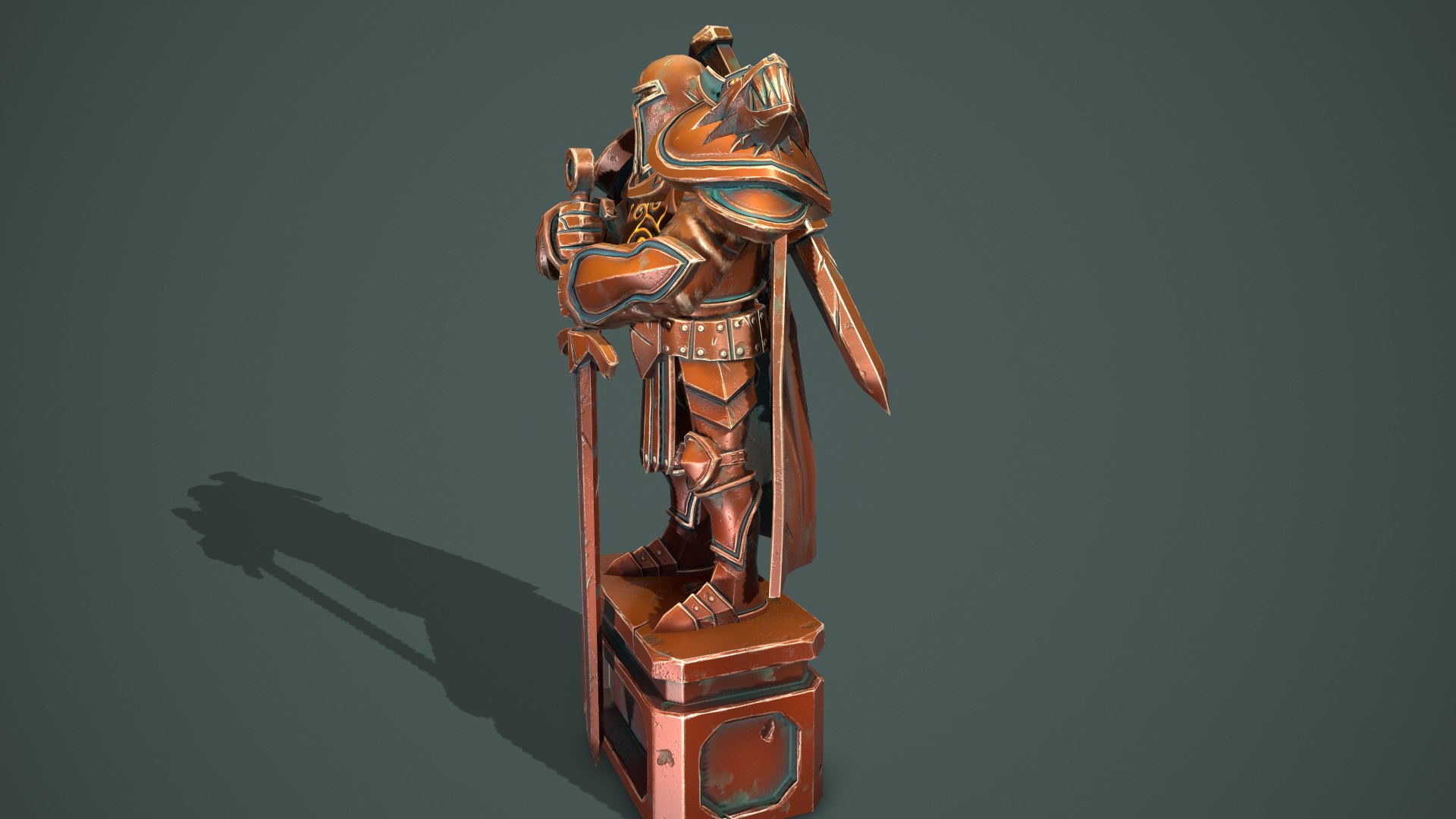 Knight Statue 3D Model - TurboSquid 1443921