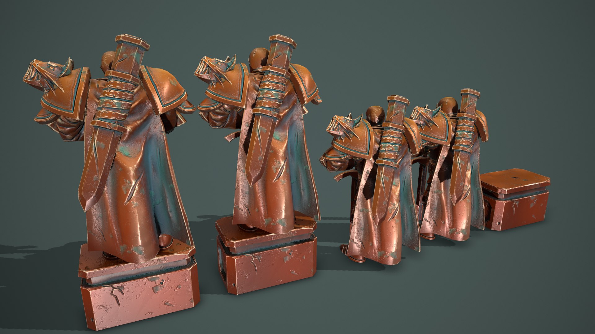 Knight Statue 3D Model - TurboSquid 1443921