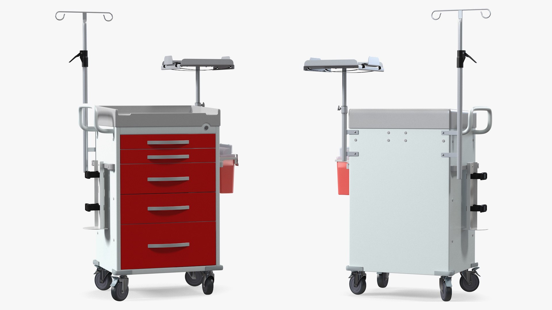 3D medical cart defibrillator shelf - TurboSquid 1634888