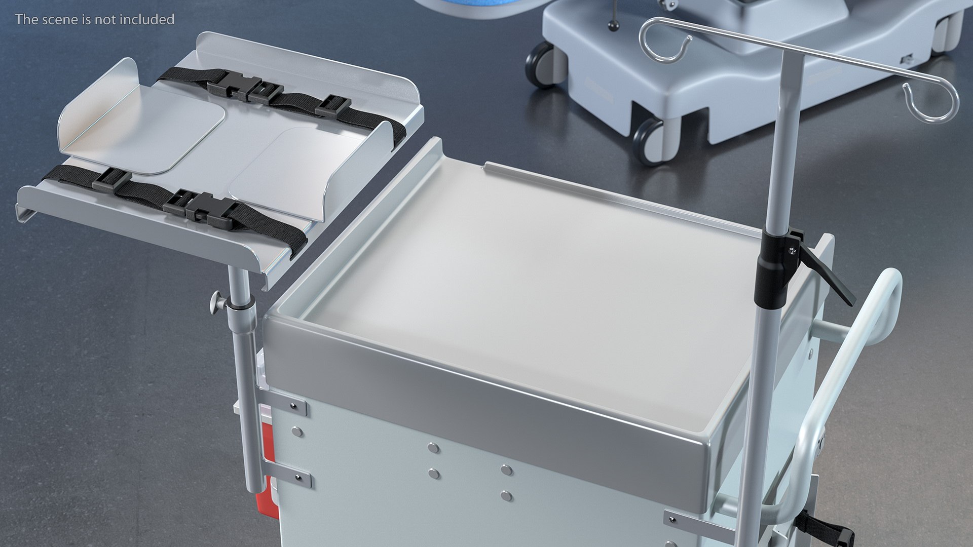 3D medical cart defibrillator shelf - TurboSquid 1634888