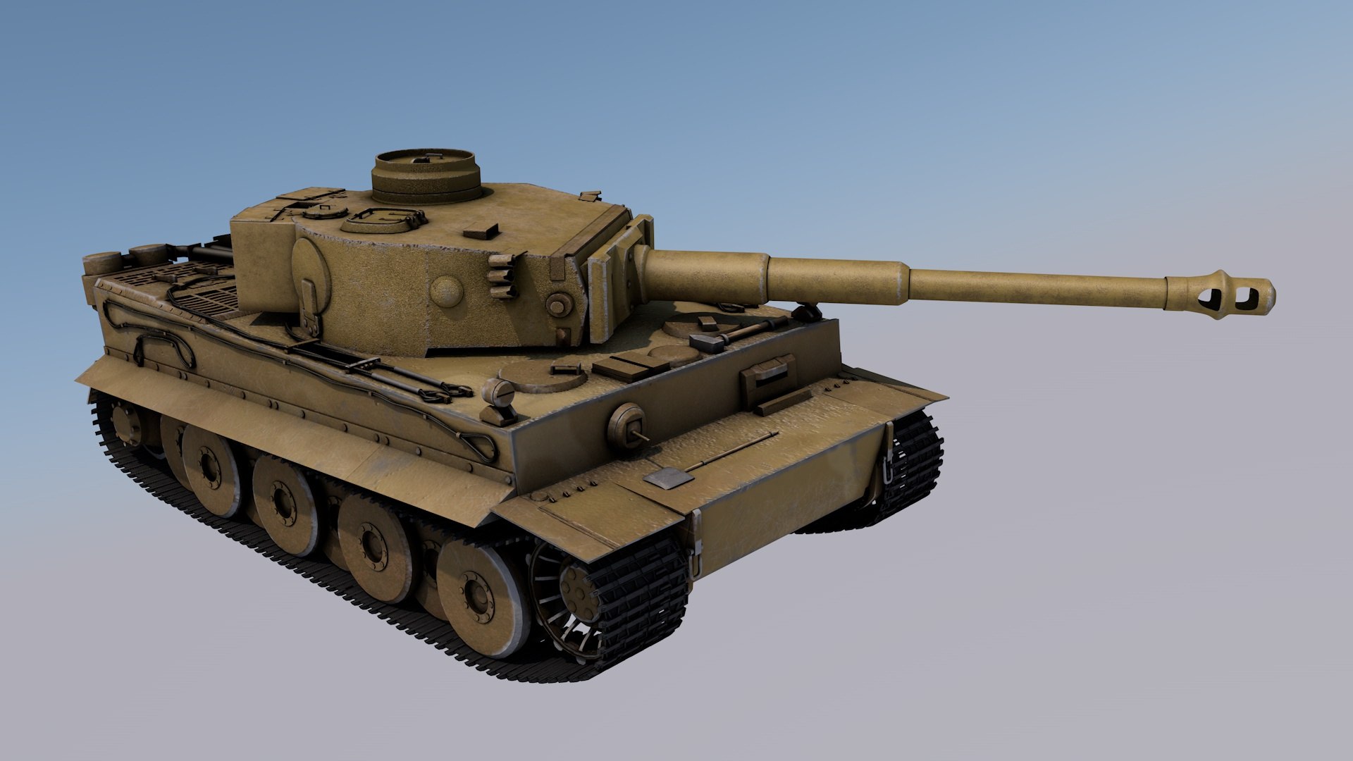 3D Tiger Tank - TurboSquid 1691890